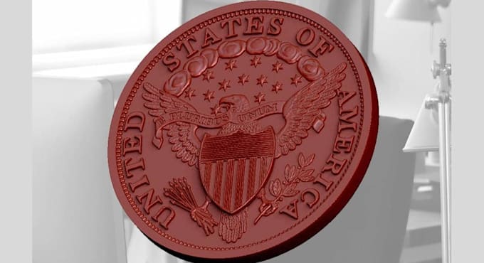 Sculpt 3d bas relief pendant coin model, cnc engraving medallion, 3d ...