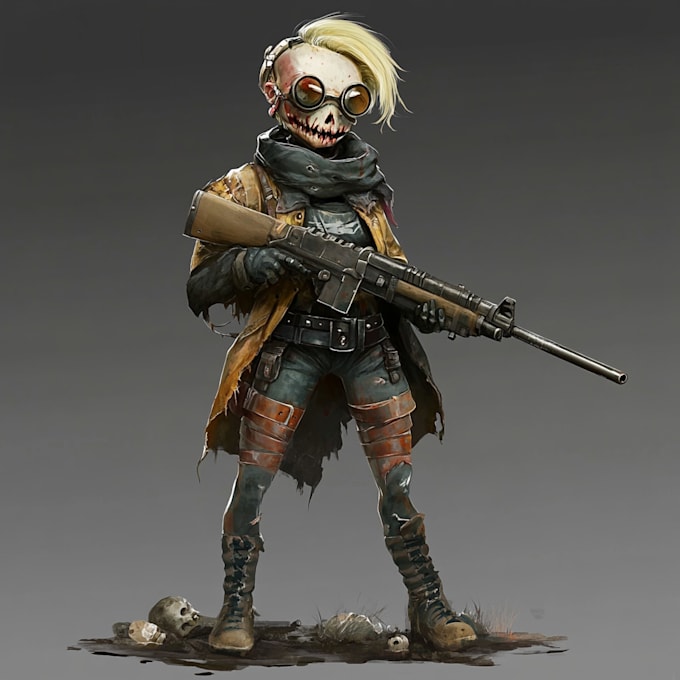 Draw a fantasy game art character design by Sthilkose | Fiverr
