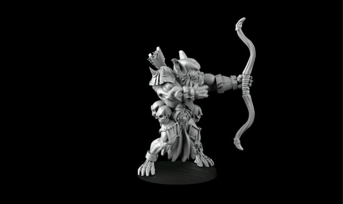 Sculpt custom 3d miniature, warrior, dnd stl tabletop,statue,40k ...