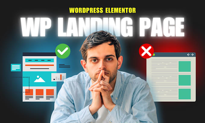 Build a high converting mobile responsive landing page on elementor with seo by Cool9jai | Fiverr