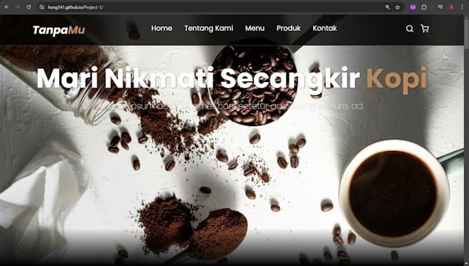Design And Develop A Coffee Shop Website Using Html Css Js And Mern