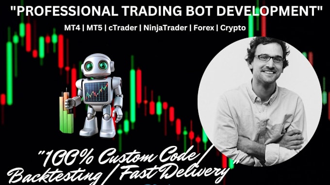 Develop ctrader bot, mt5 mt4, ninjatrader bot, metatrader bot, pump fun ...