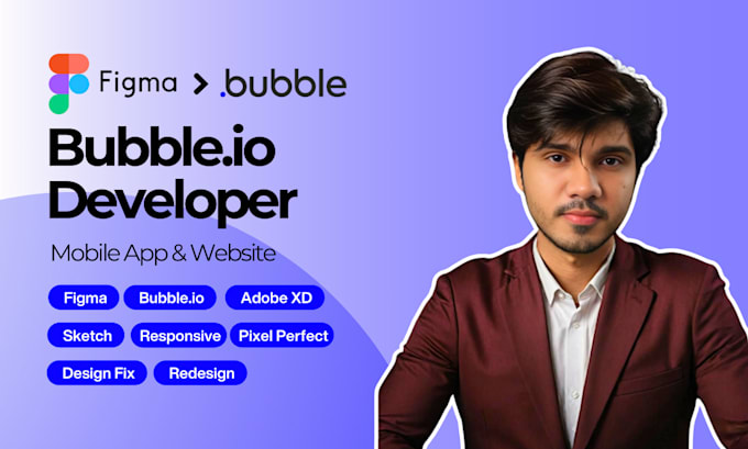 Resolve bubble io issues or convert figma designs into a functional app ...