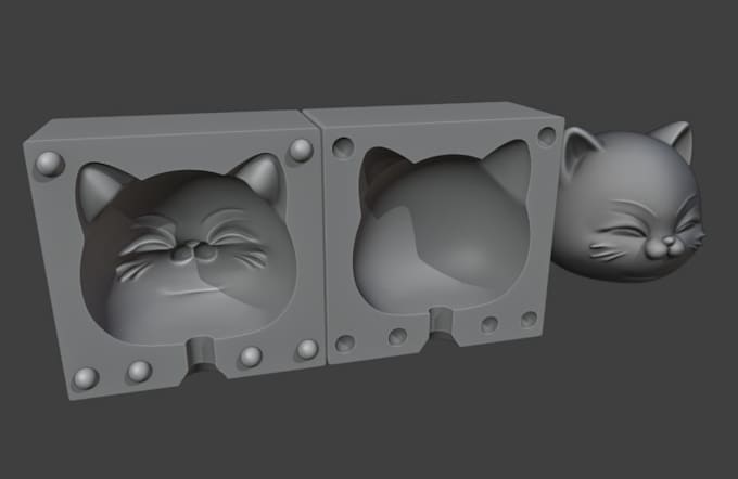 Create molds for 3d printing from any stl files by Sunny_kash19 | Fiverr