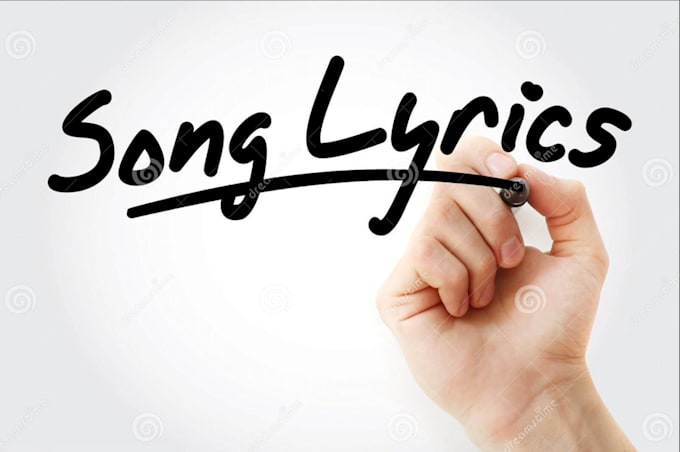 Write professional song lyrics by Aboutamamahmed | Fiverr