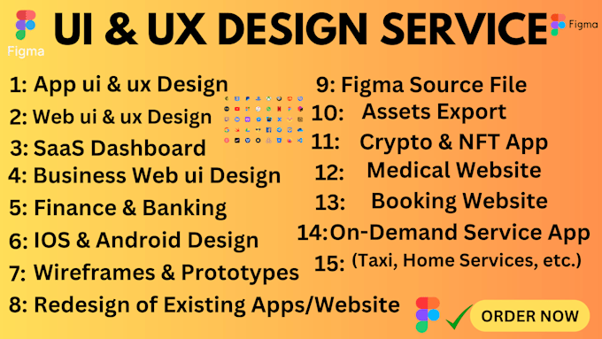 Do ui ux design, mobile app ui ux design, website ui ux design, using figma by Muhibu05 | Fiverr