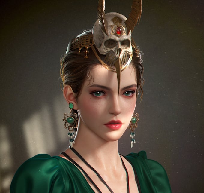 Do 3d character design 3d realistic character unreal metahuman 3d ...