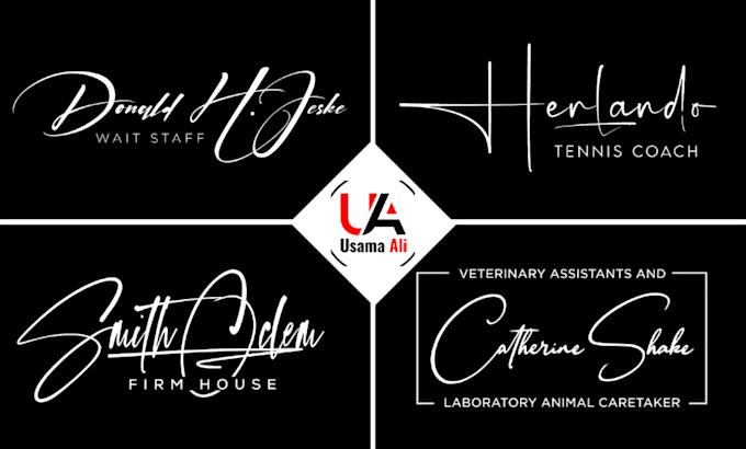 Create luxury signature, script logo, handwritten signature designs by ...