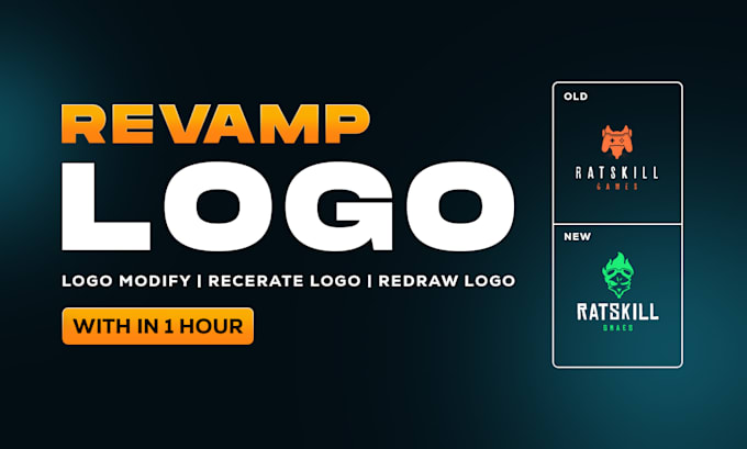 Revamp logo design, redesign and recreate with vector files by ...