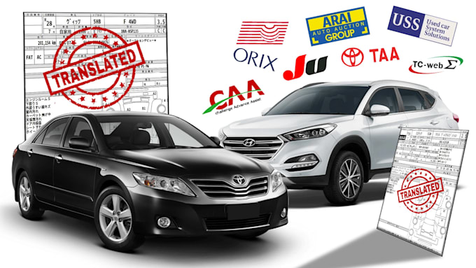 Accurate japanese auction sheet translation service by Hananjpnauto ...