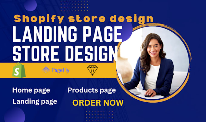 Create shopify landing page with pagefly, gempages, replo and shogun by Marveleliza | Fiverr