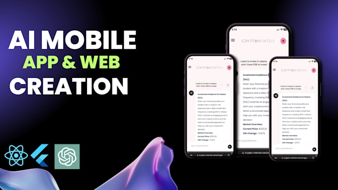 Develop ai app, ai saas, ai website and ai bots by Rajaharoon744 | Fiverr