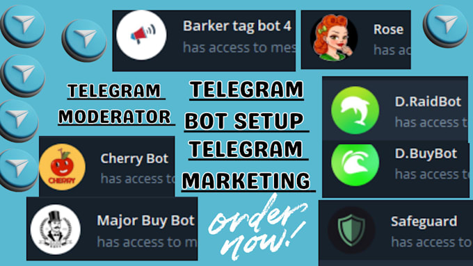 Add and setup telegram bot in crypto telegram community, sol memecoin community by Codyholister ...