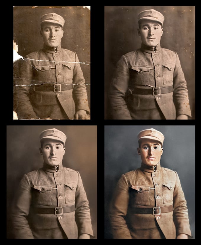 Restore and colorize your old photos by Nimaarchitect | Fiverr