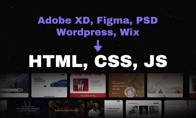 Convert your adobe xd design into a full responsive website by Official ...