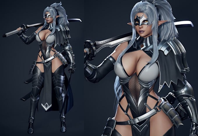 3d character modeling fortnite 3d game character 3d model for unreal engine game by Johnolamum ...