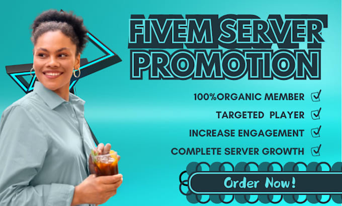 Do fivem server promotion, discord server promotion, minecraft server ...