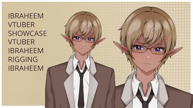 Draw and rig live2d vtuber model live 2d rigging vtuber rigging live2d ...