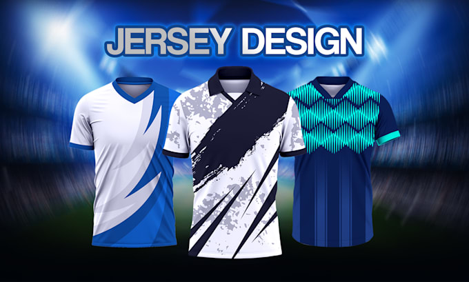 Design football jersey and custom jersey by Hiidripp | Fiverr