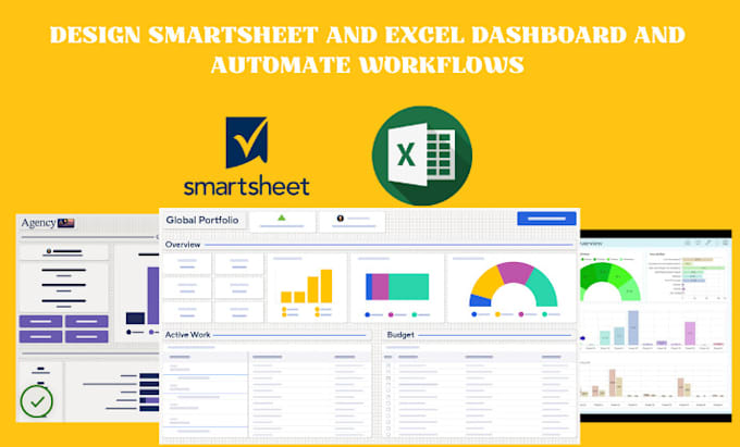 Design amazing dashboard and automate workflows in smartsheet and excel by Dani_rolands | Fiverr