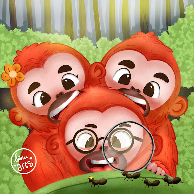 Draw fable character design by Binabineee | Fiverr