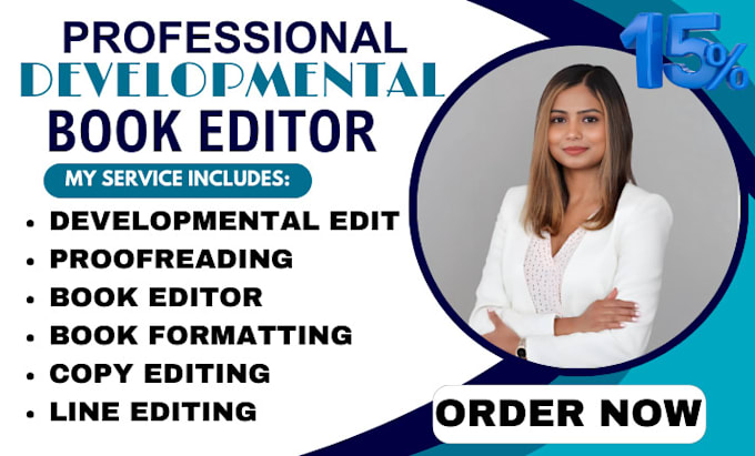Be developmental editor, fiction, proofread, children book editor ...