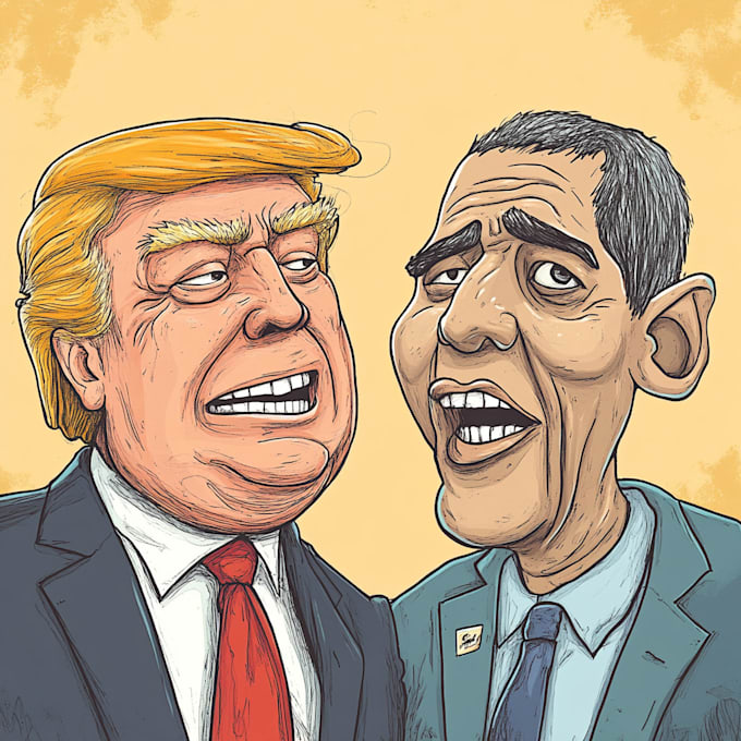 Draw a custom political cartoon for any issue by Manaseceo | Fiverr
