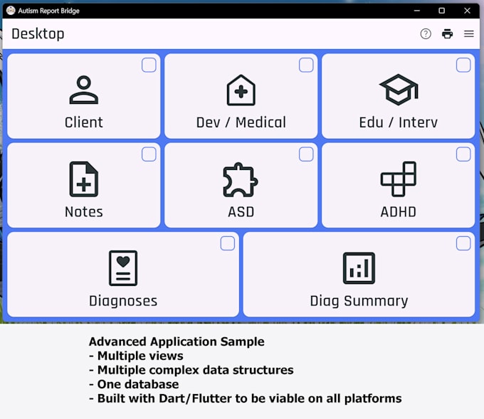 Create a complex desktop application by Rabbitcap | Fiverr