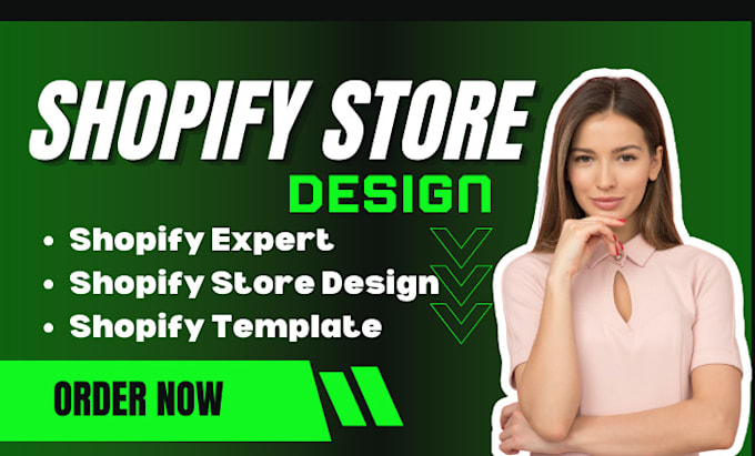 Design shopify store, shopify dropshipping website design,pod store by Janebrabal | Fiverr