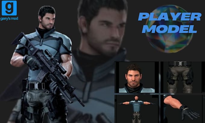 Create high quality gmod playermodels ragdolls and npcs by Rhix003 | Fiverr