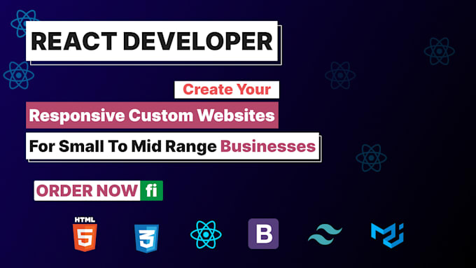 Convert your figma or psd design into a react web app by Mhmitul | Fiverr