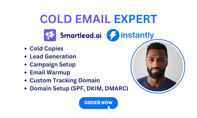 Setup and manage instantly ai cold email campaigns for cold email outreach by Michael_curls | Fiverr