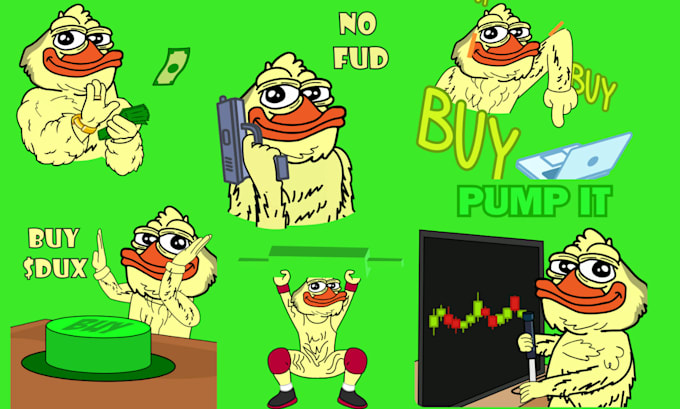 Draw furry animated telegram stickers crypto memecoin stickers park ...