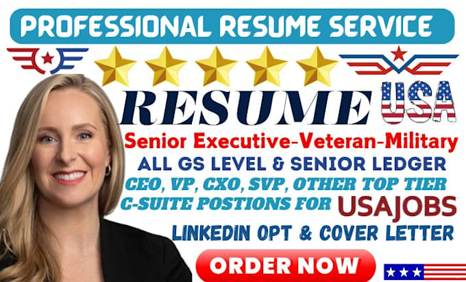 Write federal resume for usajobs, ats resume, ksa, ecqs for all gs ...