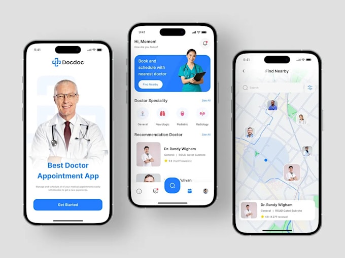 Build doctor appointment booking app telemedicine app healthcare app ...
