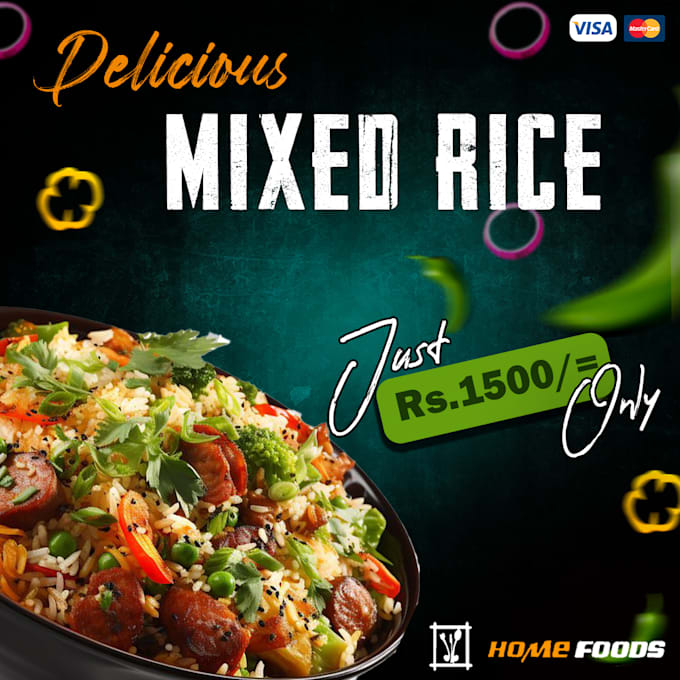 Design eye catching restaurant flyers and menus by Powerpixelgfx | Fiverr