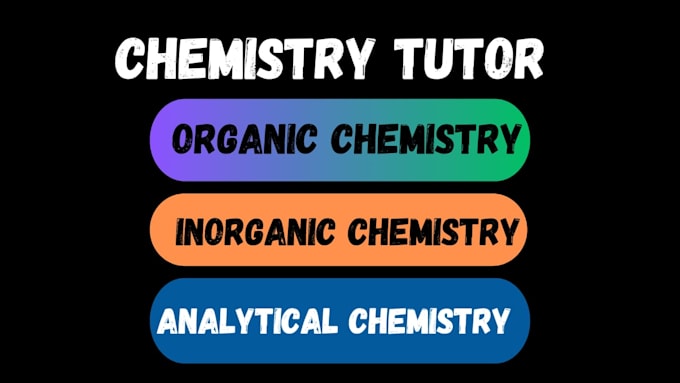 Tutor you organic chemistry by Hasemal | Fiverr