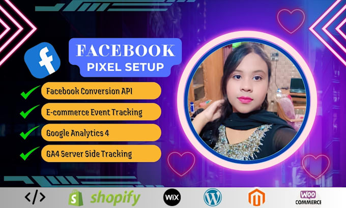 Setup fb pixel conversion api, gtm ga4 issues, improve event by Misammehzabin | Fiverr