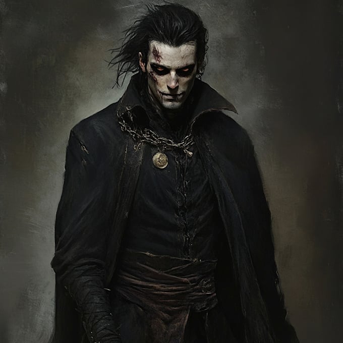 Make a fantasy horror character and monster art by Vlaafis | Fiverr