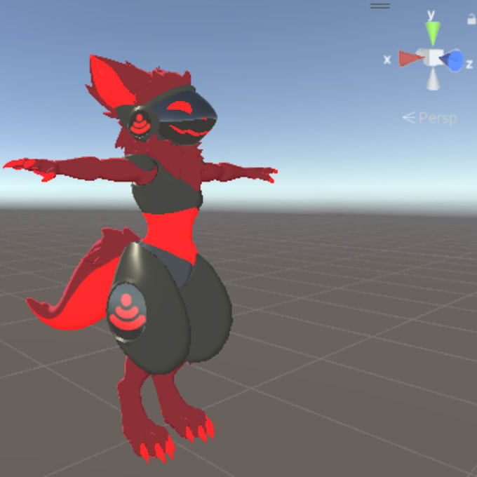 Texture your protogen for vrchat by Didacyt | Fiverr