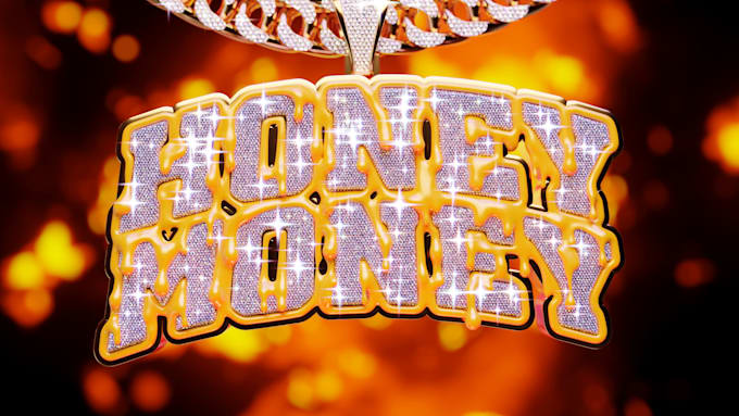 Make a 3d iced out logo on chain animation by Nikoplito | Fiverr