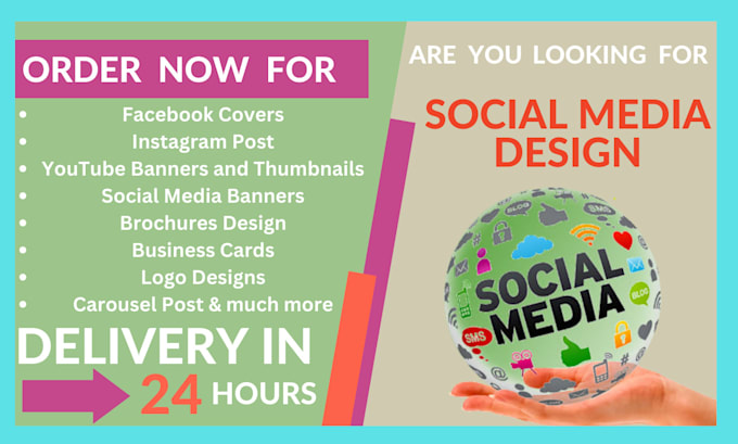 Create any social media design logo banner and canva templates by ...