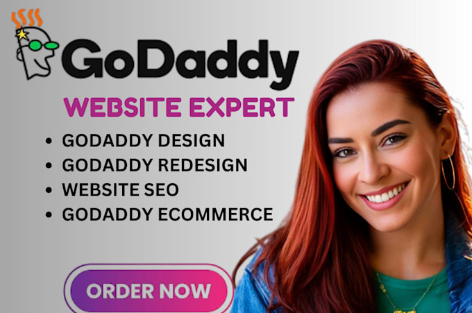 Create godaddy wesite design or redesign godaddy business ecommerce by ...