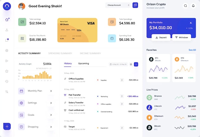 Be software developer, ai saas, accounting software, cloud base crm erp pos, mlm by Yavhen | Fiverr