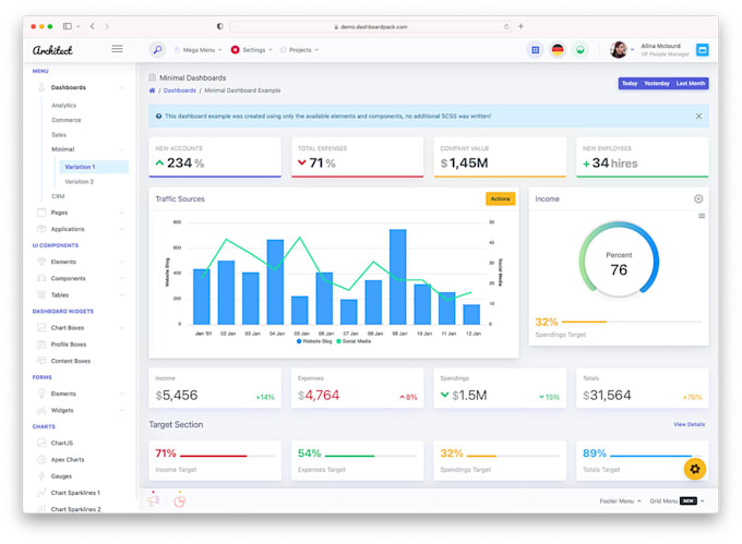 Develop a modern react frontend with fastapi integration by ...