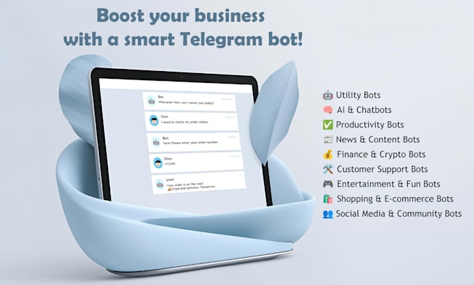 Create a powerful telegram bot by Eduard__dev | Fiverr