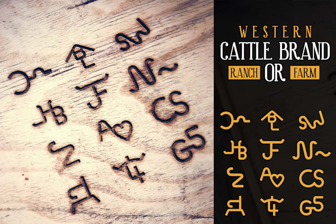 Design a western, ranch and cattle brand style logo by Rozia8 | Fiverr