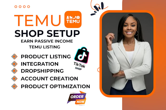 Setup temu shop temu seller account temu product lising tiktok shop, tiktiok ads by Anne_melvin ...