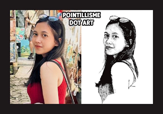 Create a special dot art or pointillism based on your photo by Subag422 ...
