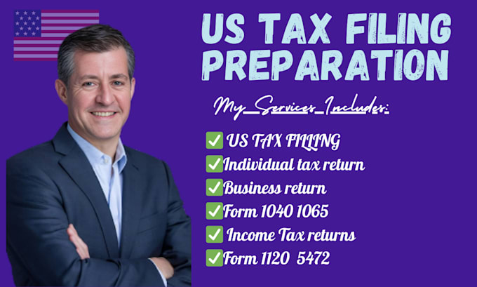 Do us tax filing, us llc tax form 1040, 1162, 1120, 5472, us tax return ...